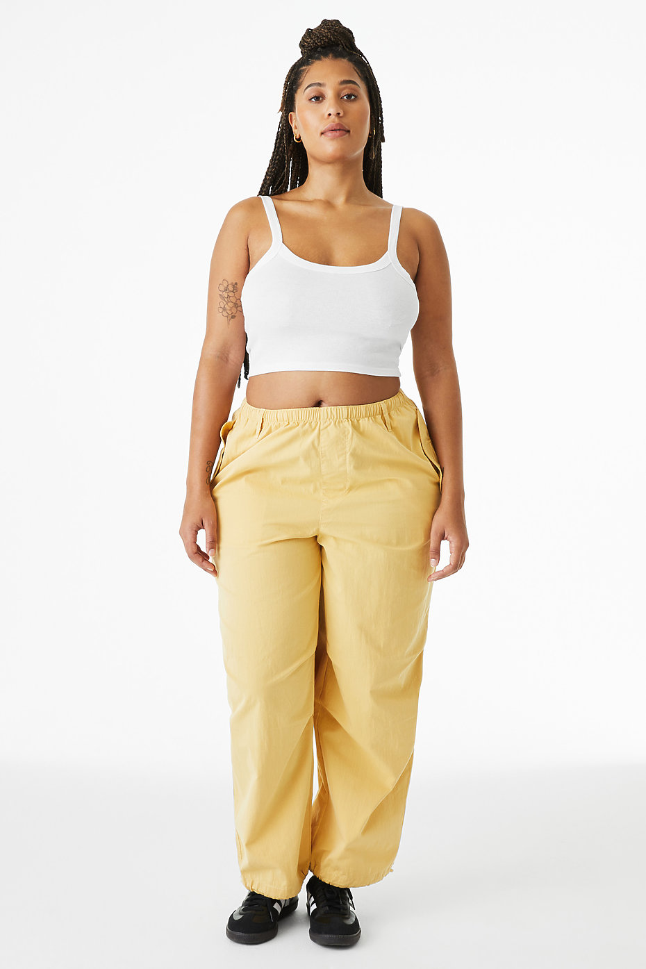 Women's Micro Rib Spaghetti Strap Tank | BELLA+CANVAS