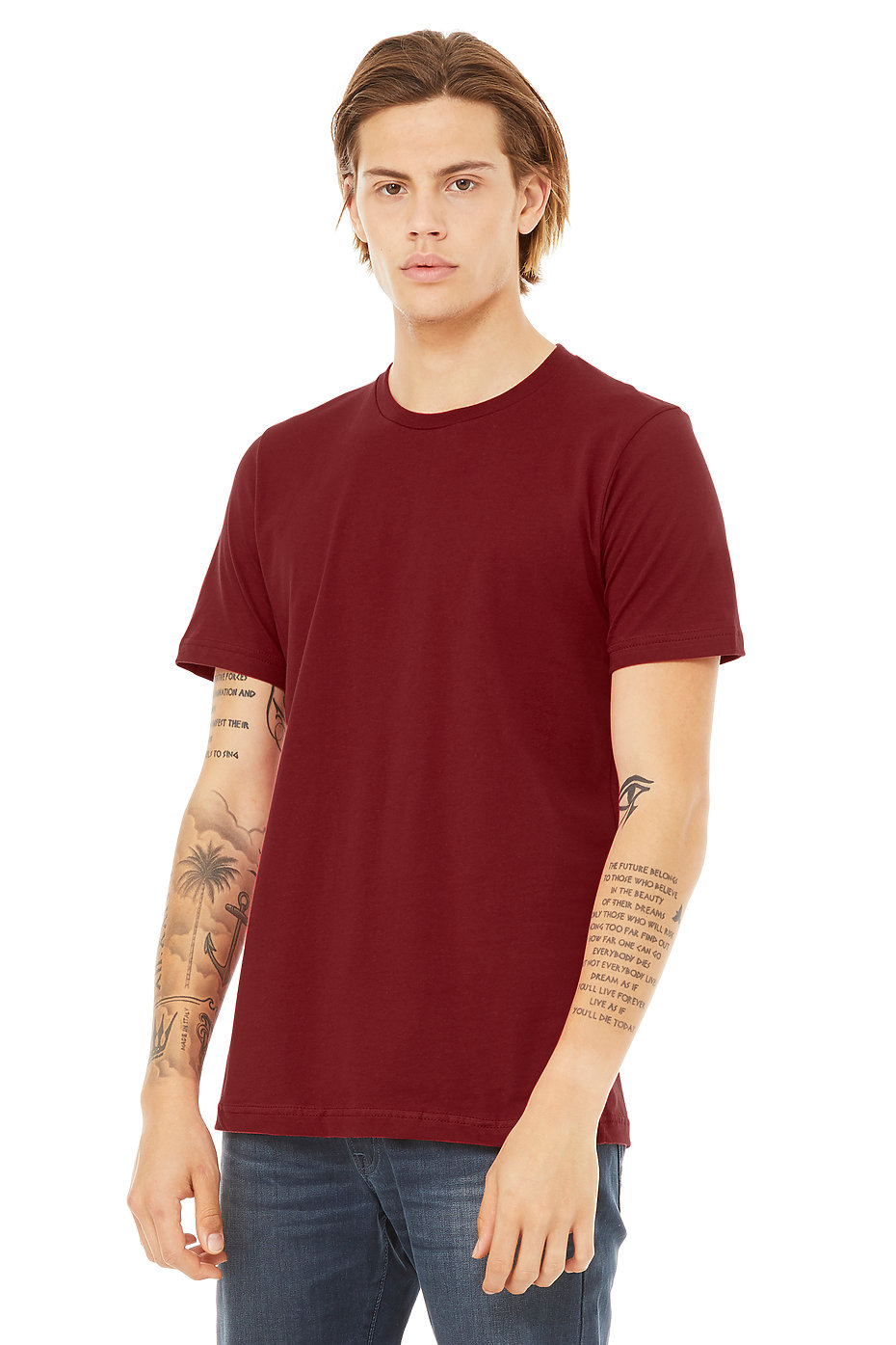 Unisex Jersey Short Sleeve Tee Jersey T Shirt Wholesale Blank T