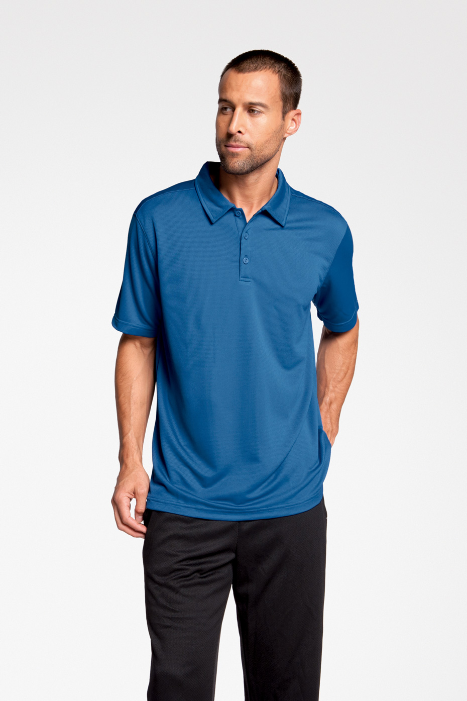 All Sport Men's Mini Thermal Short Sleeve Polo | Bella-Canvas